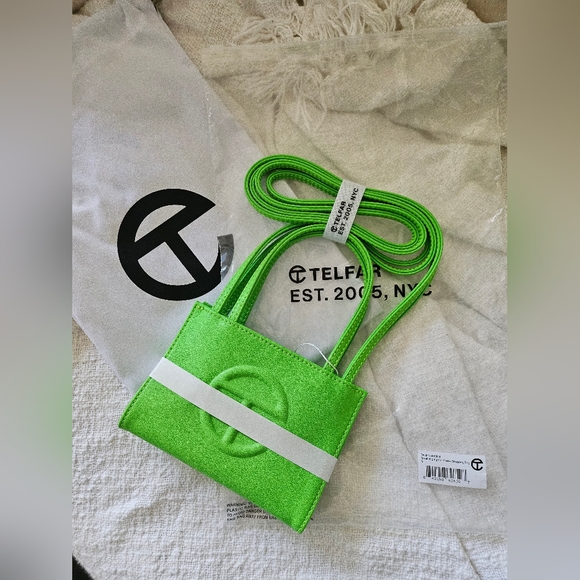 Telfar | Bags | Telfar Highlighter Green Small Shopping Bag | Poshmark